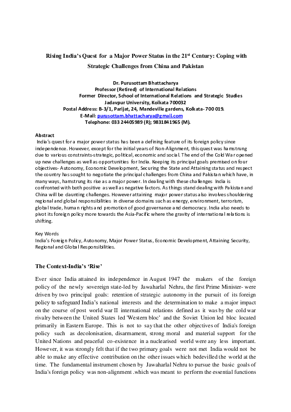 (DOC) Book Name : The India Way Strategies for Uncertain World Written ...