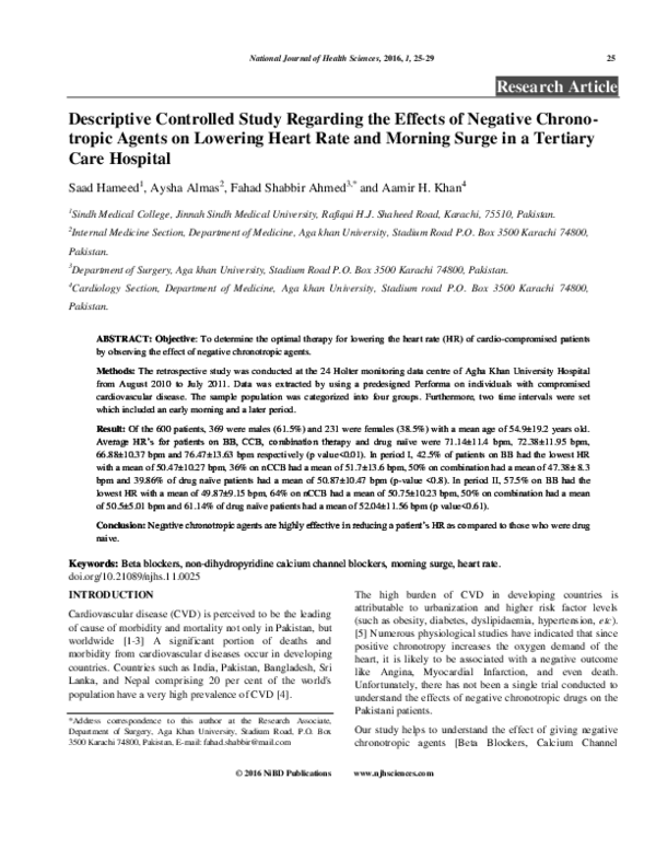 (PDF) Descriptive Controlled Study Regarding the Effects of Negative ...