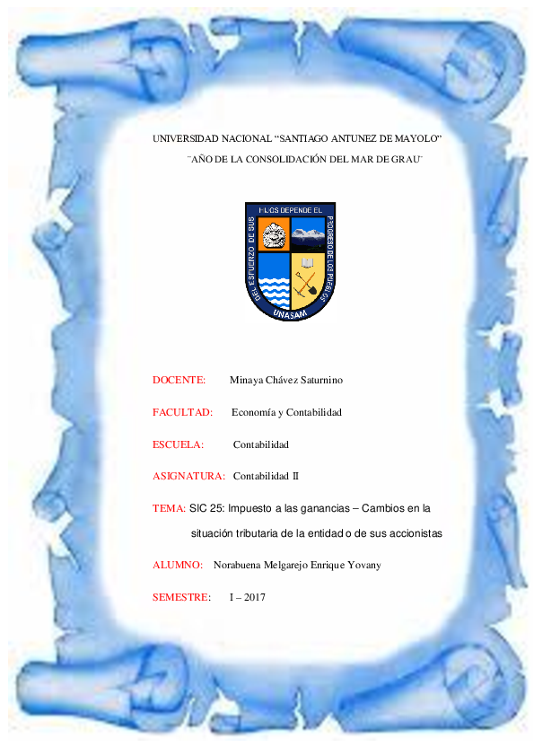 (DOC) Sic 25 informe