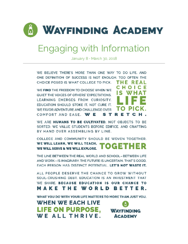 (PDF) Engaging with Information