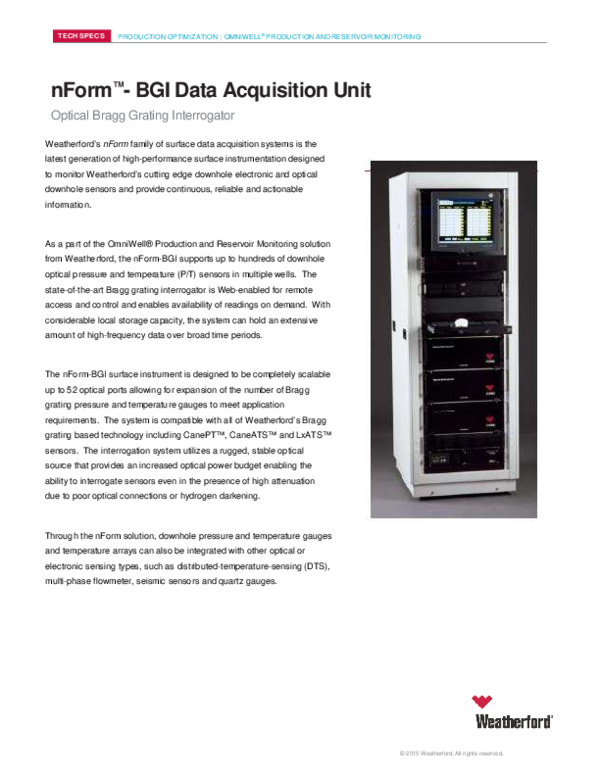 (PDF) Tech Espcs nForm-BGI TSS Nov