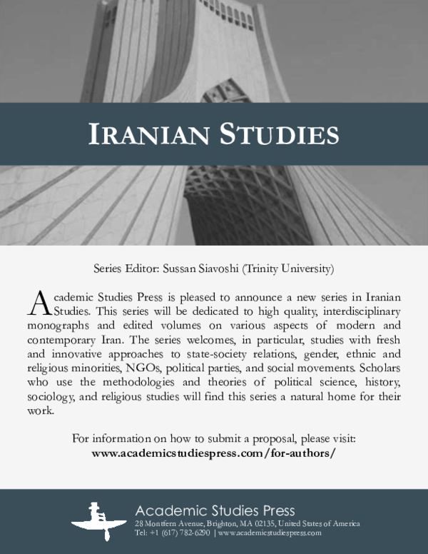 (PDF) Iranian Studies