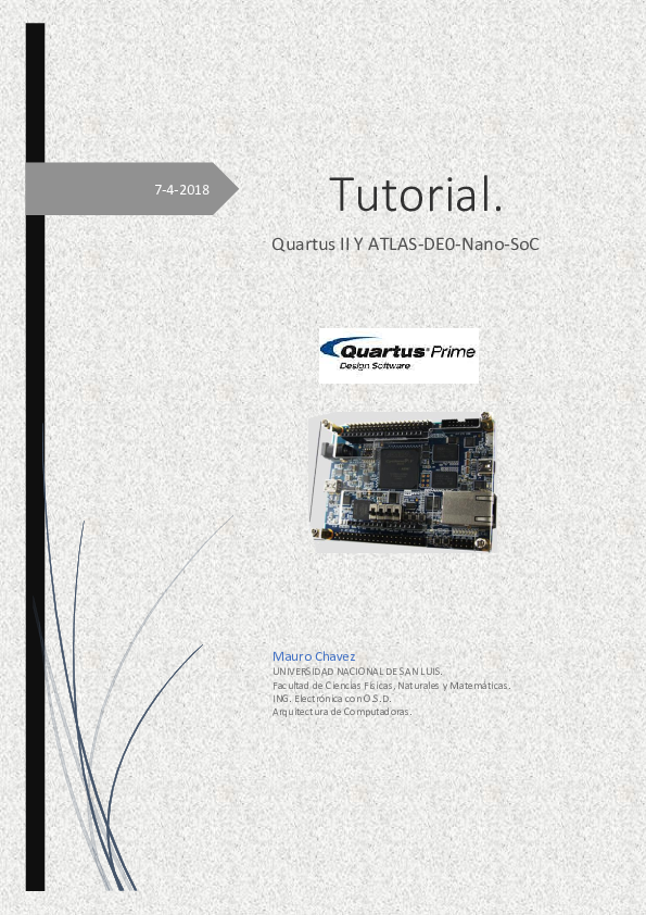 (PDF) Quartus II Y ATLAS-DE0-Nano-SoC