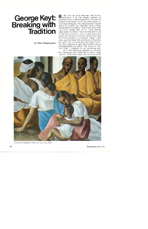 (PDF) George Keyt: Breaking With Tradition