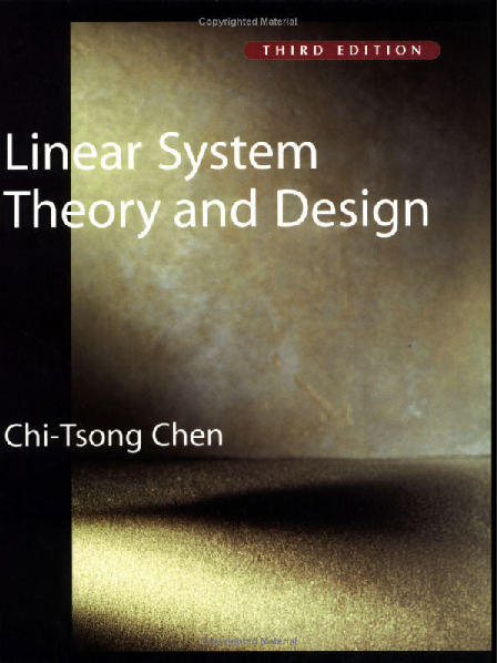 (PDF) Chen - Linear System Theory Design