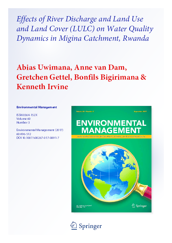 (PDF) Environmental Management Effects of River Discharge and Land Use ...