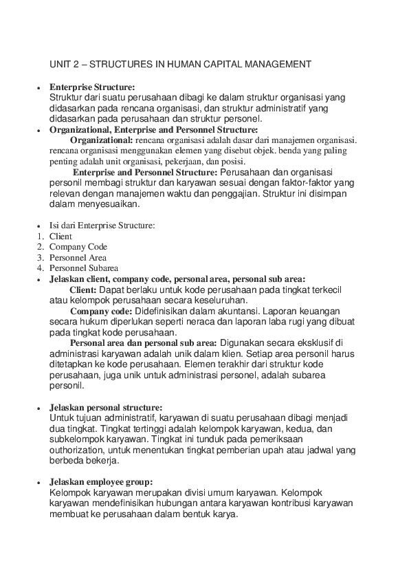 (DOC) UNIT 2 – STRUCTURES IN HUMAN CAPITAL MANAGEMENT