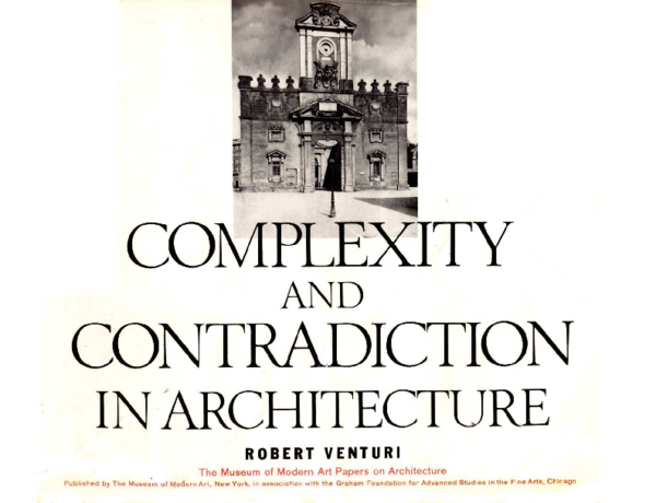(PDF) Complexity and Contradiction in Architecture