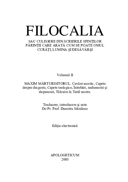 (PDF) Filocalia vol.