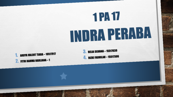 (PPT) INDERA PERABA