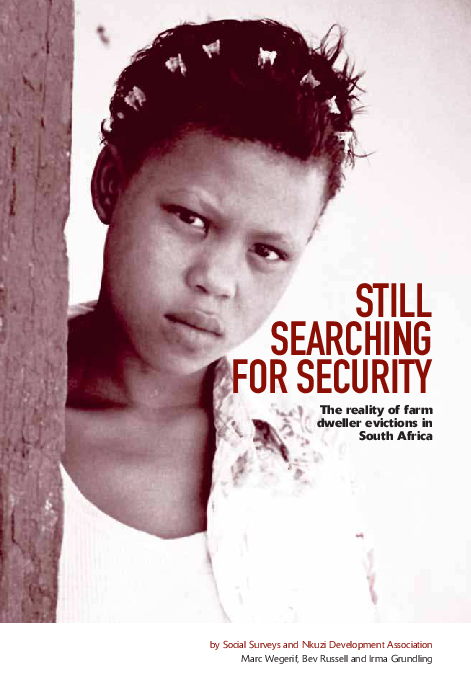 (PDF) STILL SEARCHING FOR SECURITY: The reality of farm dweller ...