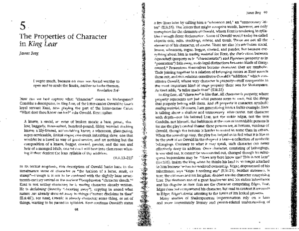 (PDF) The Properties of Character in King Lear
