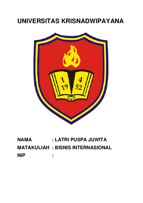(DOC) UNIVERSITAS KRISNADWIPAYANA