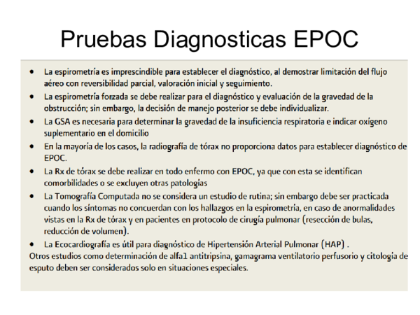 Pruebas dx epoc