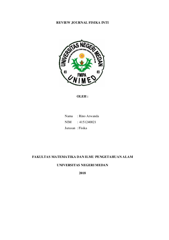 (DOC) REVIEW JOURNAL FISIKA INTI RINO ARWANDA | RINO ARWANDA - Academia.edu