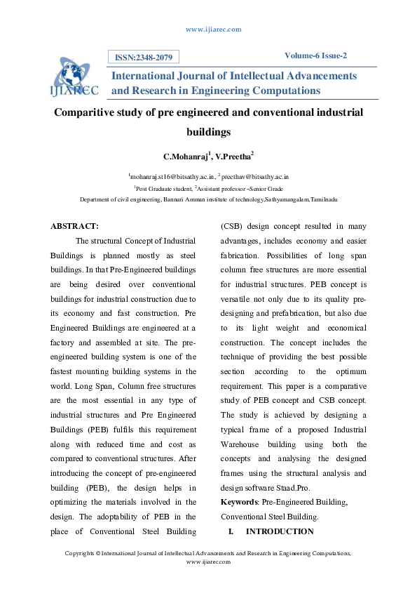 Pdf International Journal Of Intellectual Advancements And Research In Engineering 