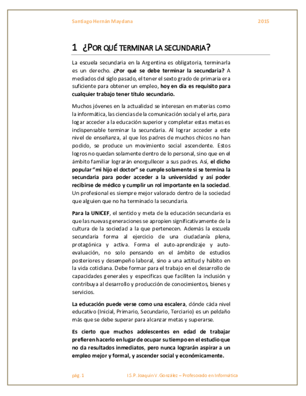 (PDF) POR QUÉ TERMINAR LA SECUNDARIA