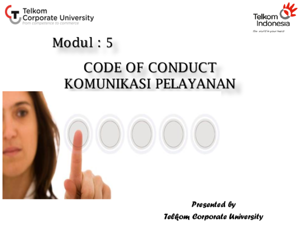 (PPT) Modul 5 CODE OF CONDUCT KOMUNIKASI PELAYANAN (COC