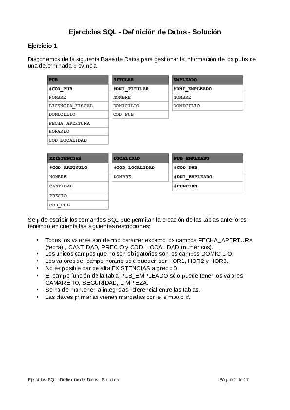 (PDF) Ejercicios SQL -Definición de Datos -Solución Ejercicio 1 ...