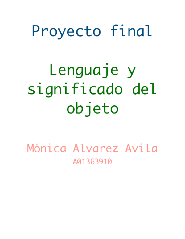 (PDF) Proyecto final Lenguaje y significado del objeto SillaEames