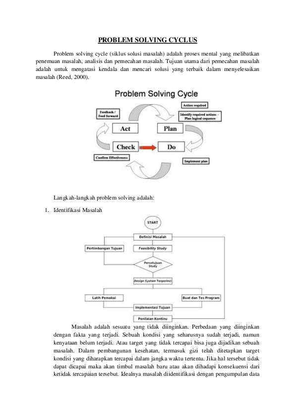 (DOC) PROBLEM SOLVING CYCLUS