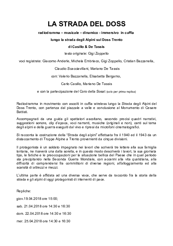 (PDF) LA STRADA DEL DOS abstract2 | Joseph Tassone - Academia.edu