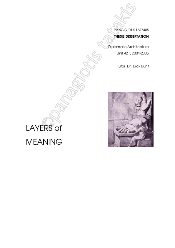(PDF) Layers of Meaning