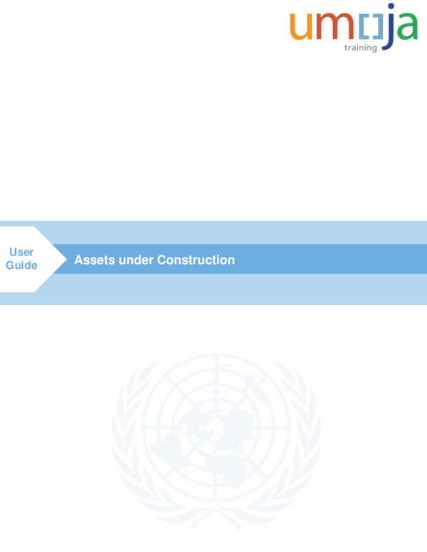 (PDF) Assets under Construction User Guide