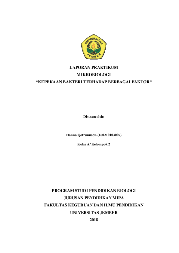 (DOC) PROGRAM STUDI PENDIDIKAN BIOLOGI (DOC) PROGRAM STUDI PENDIDIKAN BIOLOGI