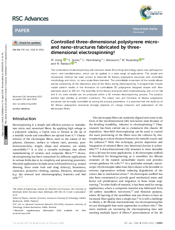 (PDF) Controlled three-dimensional polystyrene micro- and nano-structures fabricated by three ...