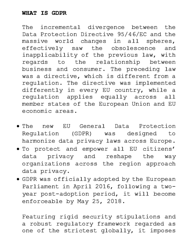 (DOC) General Data Protection Regulation