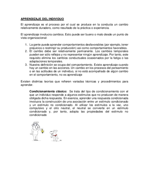 (DOC) APRENDIZAJE DEL INDIVIDUO