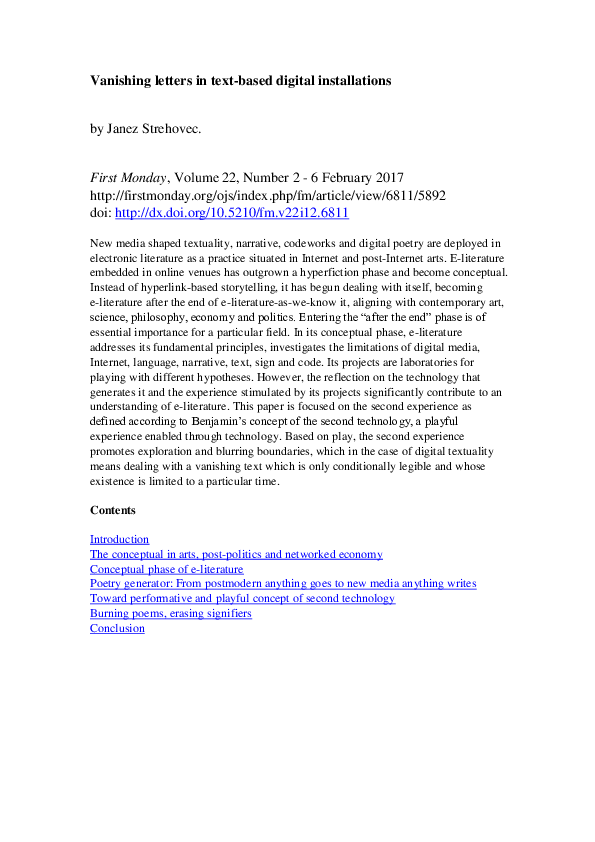 (DOC) Vanishing letters in text-based digital installations