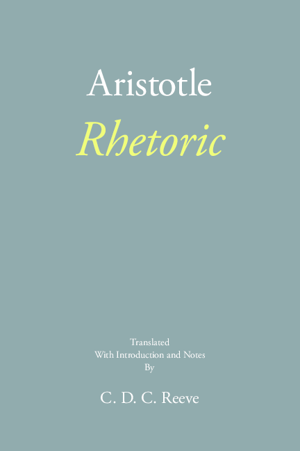 (PDF) Aristotle Rhetoric Translated With Introduction and Notes By C. D ...