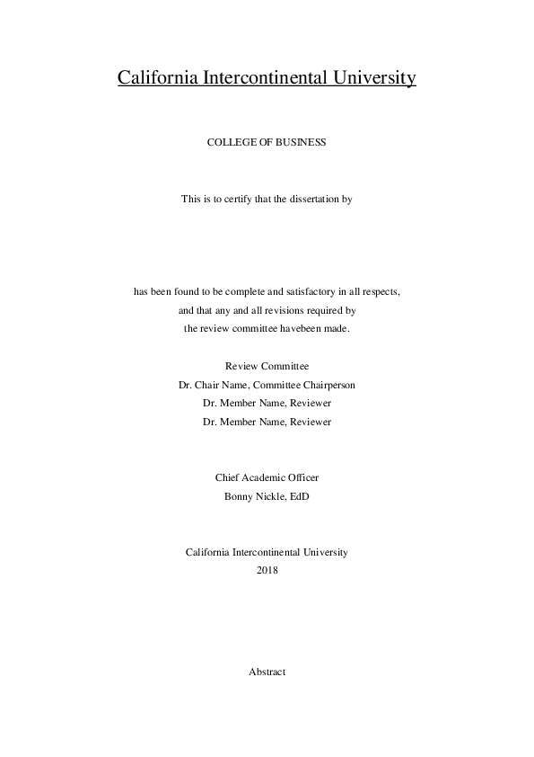 (DOC) Avoiding Substandard Dissertation Practices