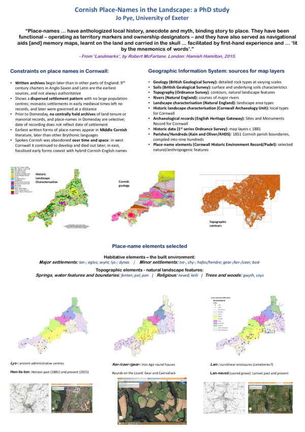 (PDF) Cornish Place-Names in the Landscape: a PhD study