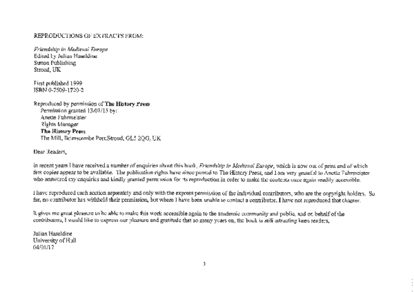 (PDF) Friendship in Medieval Europe chapter 9 Margaret Mullett