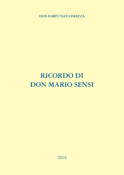 (PDF) DON FORTUNATO FREZZA RICORDO DI DON MARIO SENSI