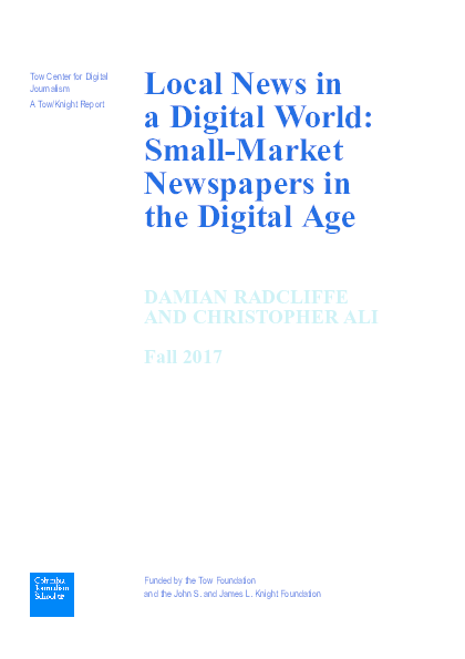 (PDF) Local News in a Digital World: Small-Market Newspapers in the ...