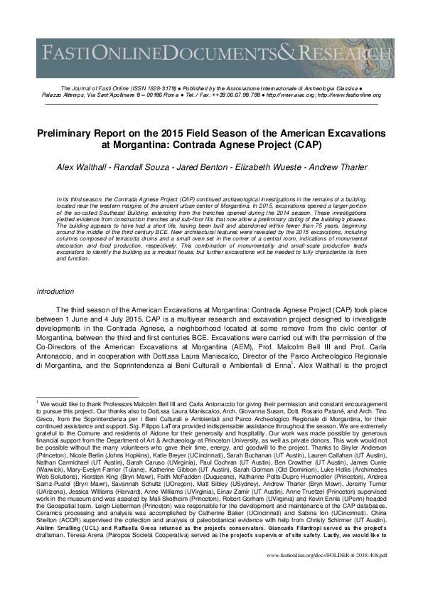 (PDF) Alex Walthall, Randall Souza, Jared Benton, Elizabeth Wueste ...