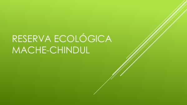 (PPT) Reserva ecológica Mache-Chindul