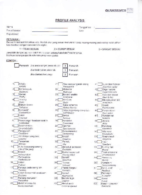 (PDF) PROFILE ANALYSIS