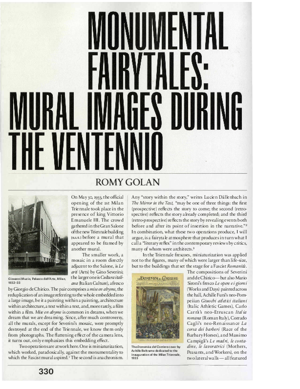 (PDF) Monumental Fairytales: