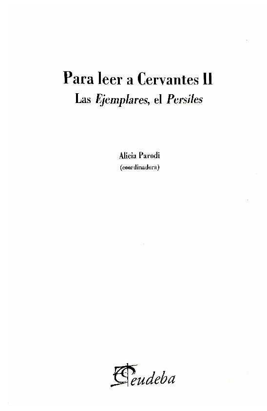 (PDF) El personaje de Antonio el joven en el Persiles. Aproximación a ...