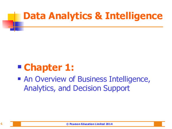 (PPT) CH1-An Overview of Business Intelligence, Analytics, and Decision Support