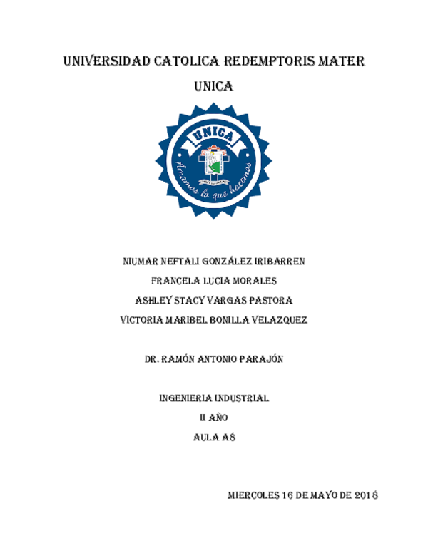 (DOC) UNIVERSIDAD CATOLICA REDEMPTORIS MATER UNICA NIUMAR NEFTALI ...