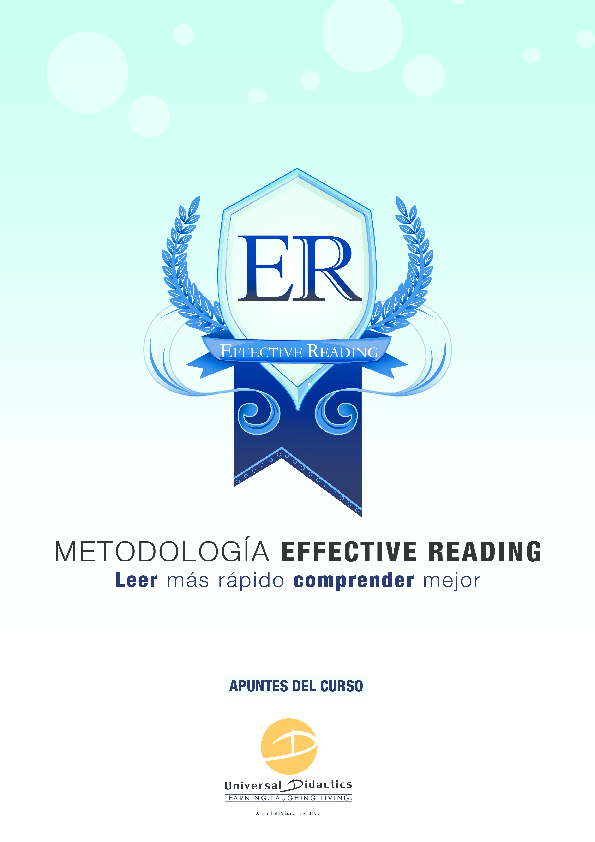 (PDF) Técnicas Avanzadas de Lectura Eficaz > Ejercicios del Curso
