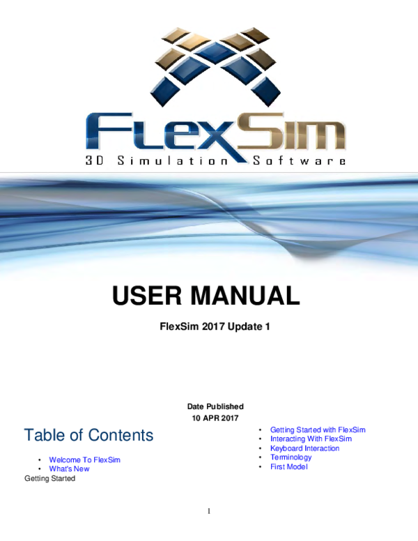 (PDF) TUTORIAL.FLEXSIM