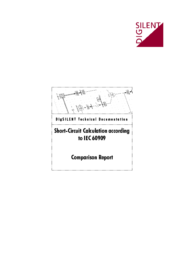 (PDF) Short-Circuit Calculation according to IEC 60909 Comparison Report