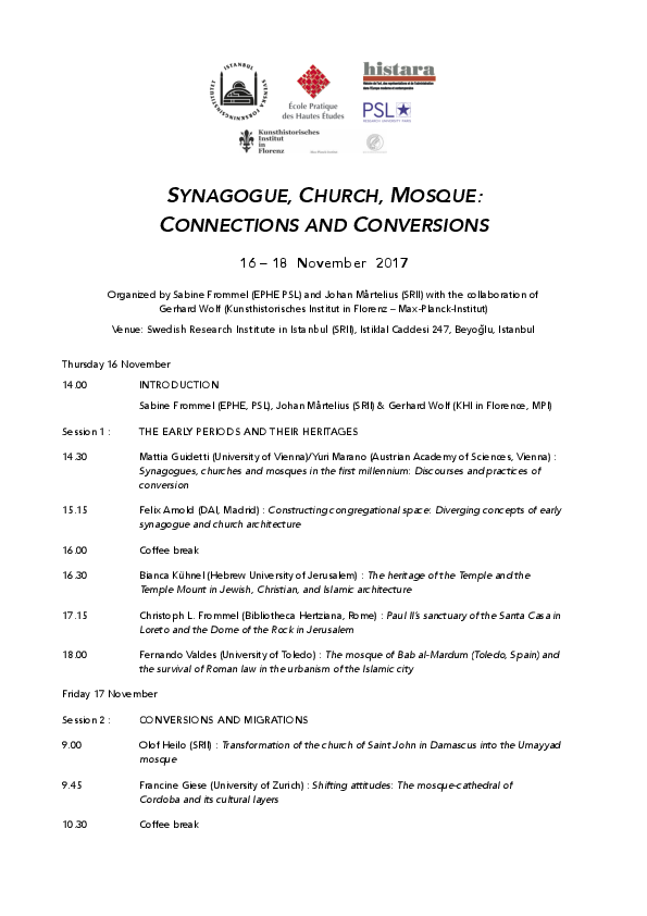 (PDF) Byzantine Churches Converted into Mosques in the period of Mehmed II